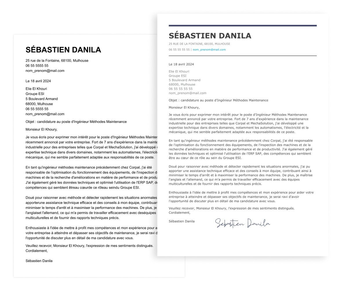 Exemple De Lettre De Motivation Pour Travailler Au Canada Lettre De